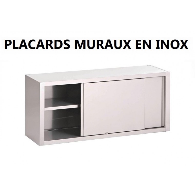Placard / Armoire Murale suspendu en Inox - Gurden Mat CHR